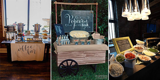 20 Great Wedding Food Station Ideas for Your Reception