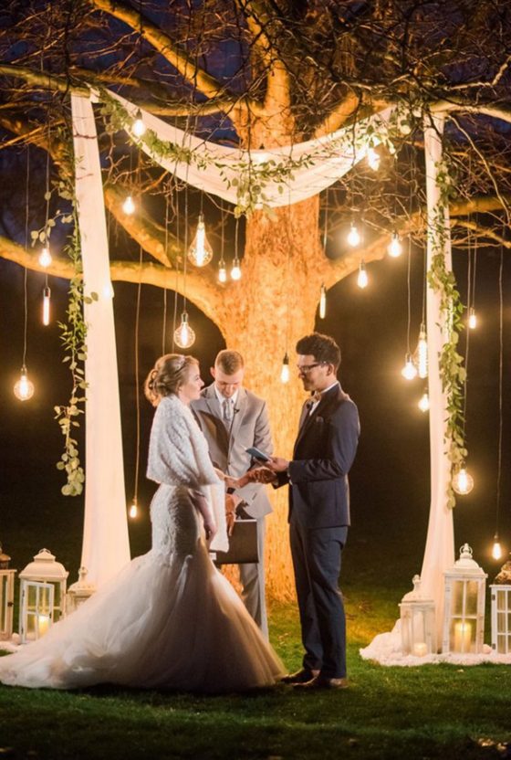 Trending: 30 Brilliant Wedding Lights Ideas to Inspire