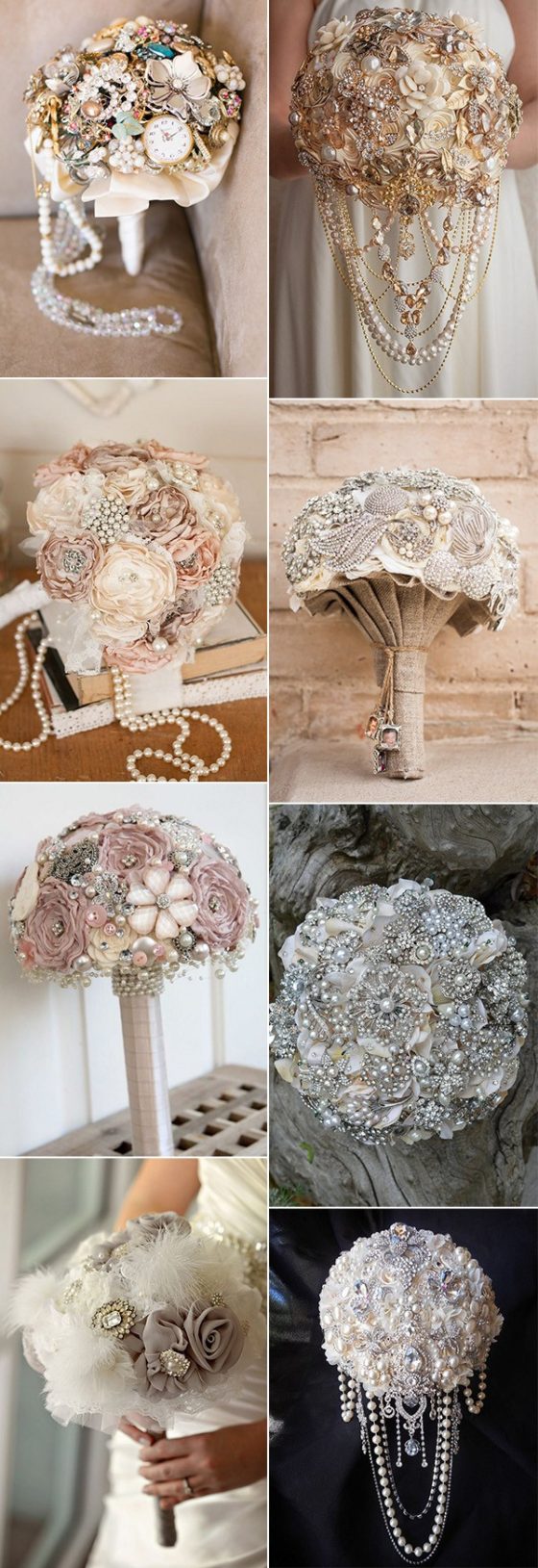 68 Timeless Vintage Brooch Bouquet Ideas to Inspire Your Classic ...