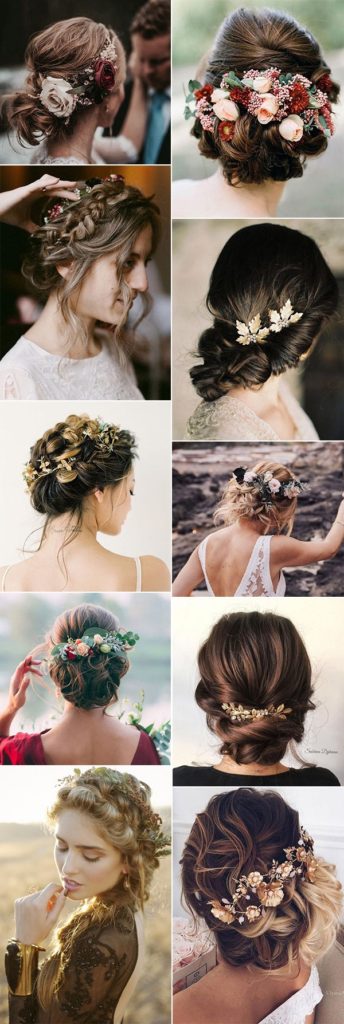 18 Pretty Fall Wedding Hairstyles That Inspire
