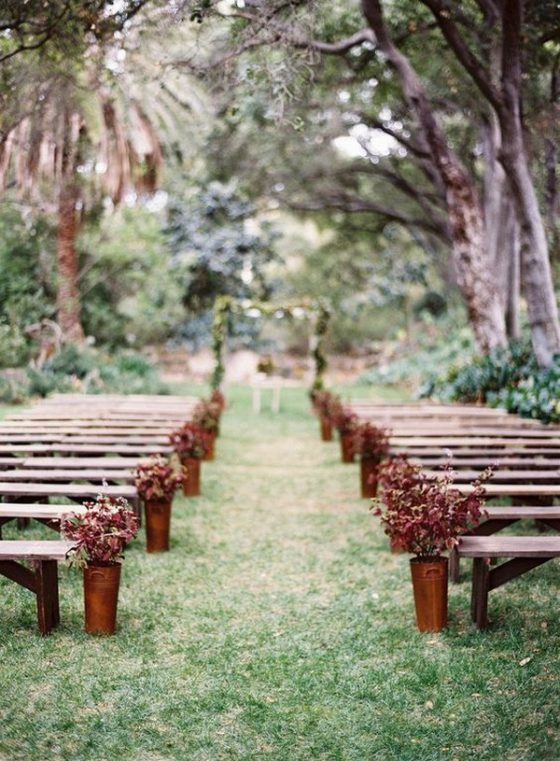 18 Fall Wedding Aisle Decoration Ideas to Love