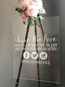 20 Wedding Hashtag Sign Ideas to Share Your Wedding Photos