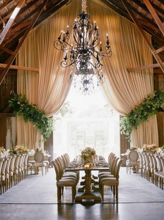 30 Chic Rustic Barn Wedding Reception Ideas