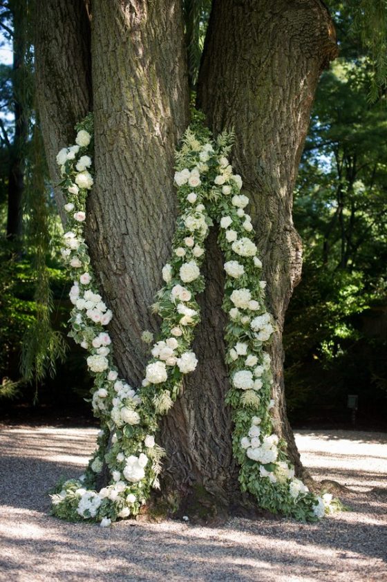 2022 Trending-30 Brilliant Garland Wedding Decoration Ideas