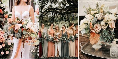 2022 Trending - 28 Amazing Sunset Orange Wedding Color Ideas