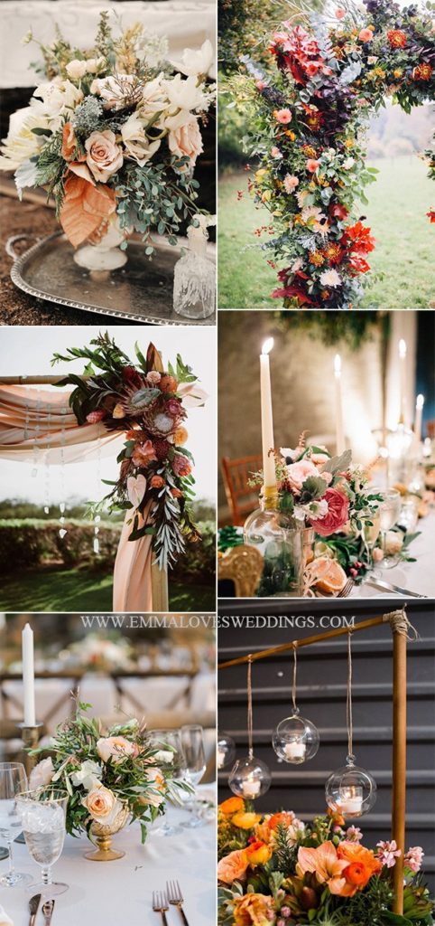 2022 Trending - 28 Amazing Sunset Orange Wedding Color Ideas
