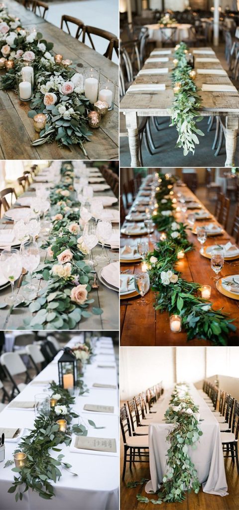 2022 Trending-30 Brilliant Garland Wedding Decoration Ideas