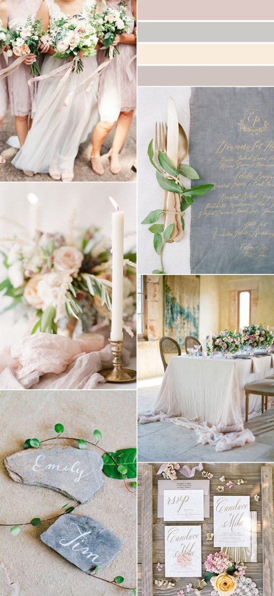 12 Stunning Neutral Wedding Color Combination Ideas to Get Inspired