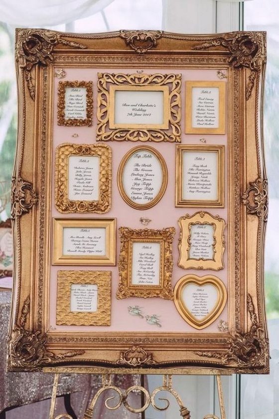 20 Trending Vintage DIY Wedding Seating Chart Ideas