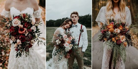 20 Stunning Fall Wedding Flowers and Bouquets for 2022 Brides