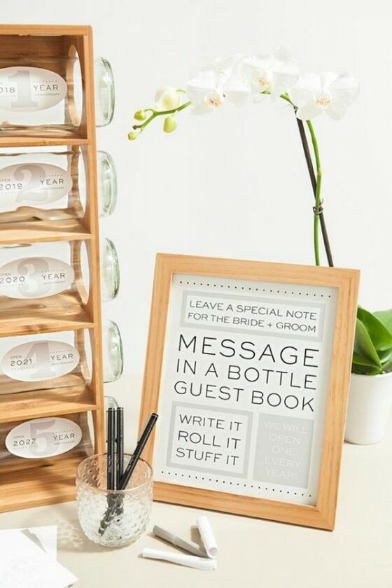 15 Creative Wedding Guest Book Sign in Table Ideas