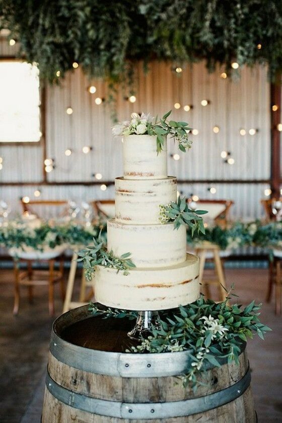 20 Trending Simple and Rustic Wedding Cakes
