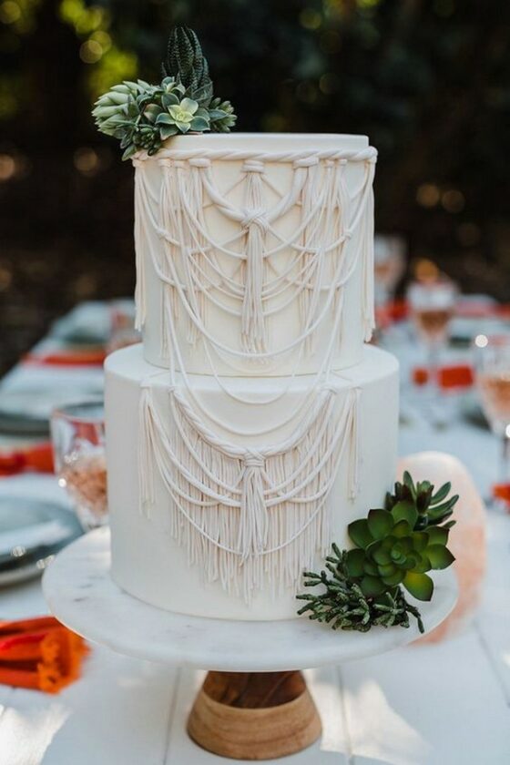 Trending-40+ Boho Chic Macrame Wedding Ideas to Love