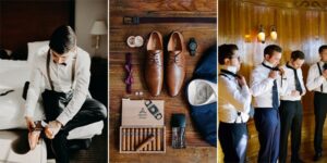 18 Must Have Getting Ready Wedding Photo Ideas for Groom and Groomsmen