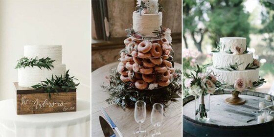 20 Trending Simple and Rustic Wedding Cakes