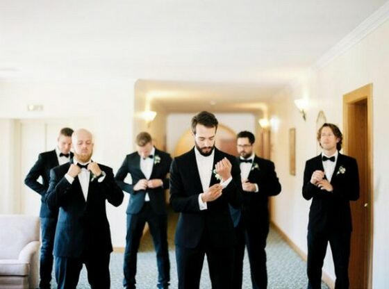 18 Must Have Getting Ready Wedding Photo Ideas for Groom and Groomsmen