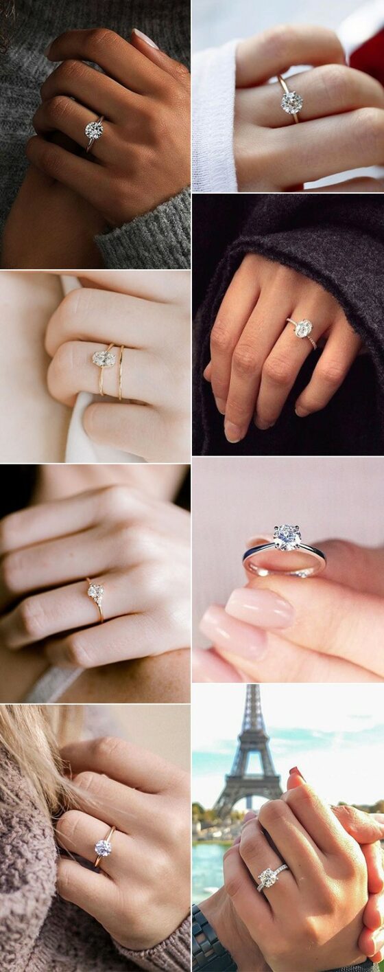15 Simple Classic Wedding Engagement Rings