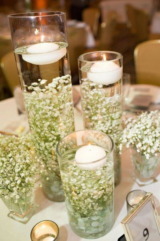 40 Baby’s Breath Wedding Ideas for Country Rustic Weddings