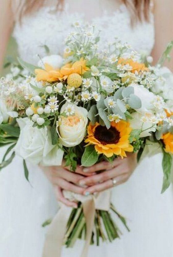 Top 54 Pretty and Bright Sunflower Wedding Ideas
