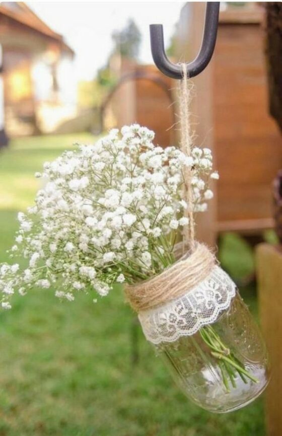40 Baby’s Breath Wedding Ideas for Country Rustic Weddings