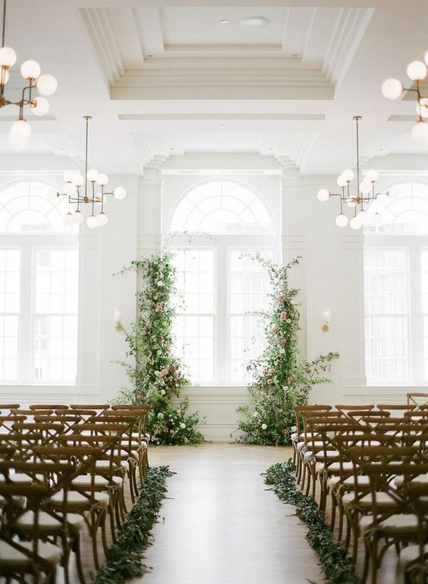 20 Timeless Indoor Wedding Ceremony Decoration Ideas EmmaLovesWeddings