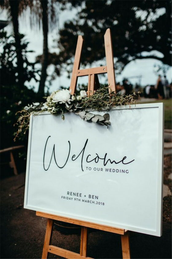 20 Chic Wedding Welcome Signs You’ll Love