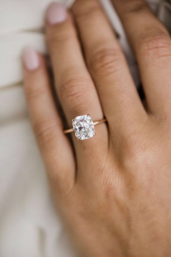 25 Gorgeous Rose Gold Engagement Rings
