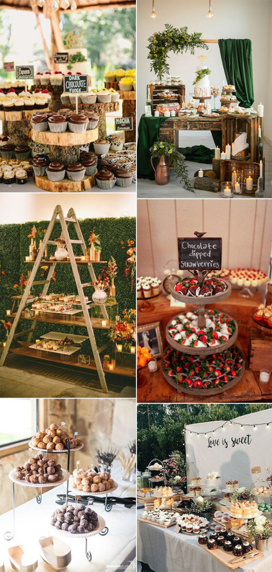 23 Delicious Wedding Dessert Table Display Ideas for 2023