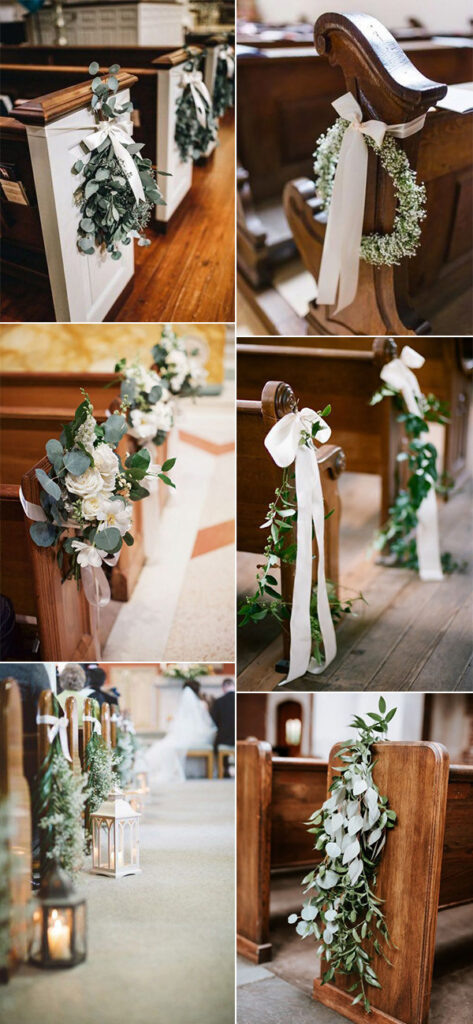 50+ Elegant Ideas For Church Wedding Decorations