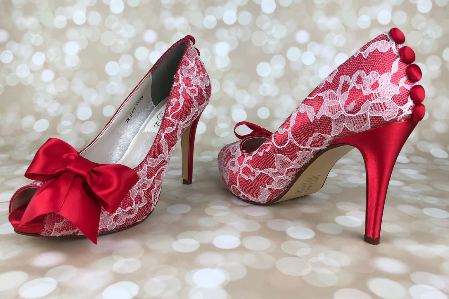 21 Sexy Red Wedding Shoes For Brides