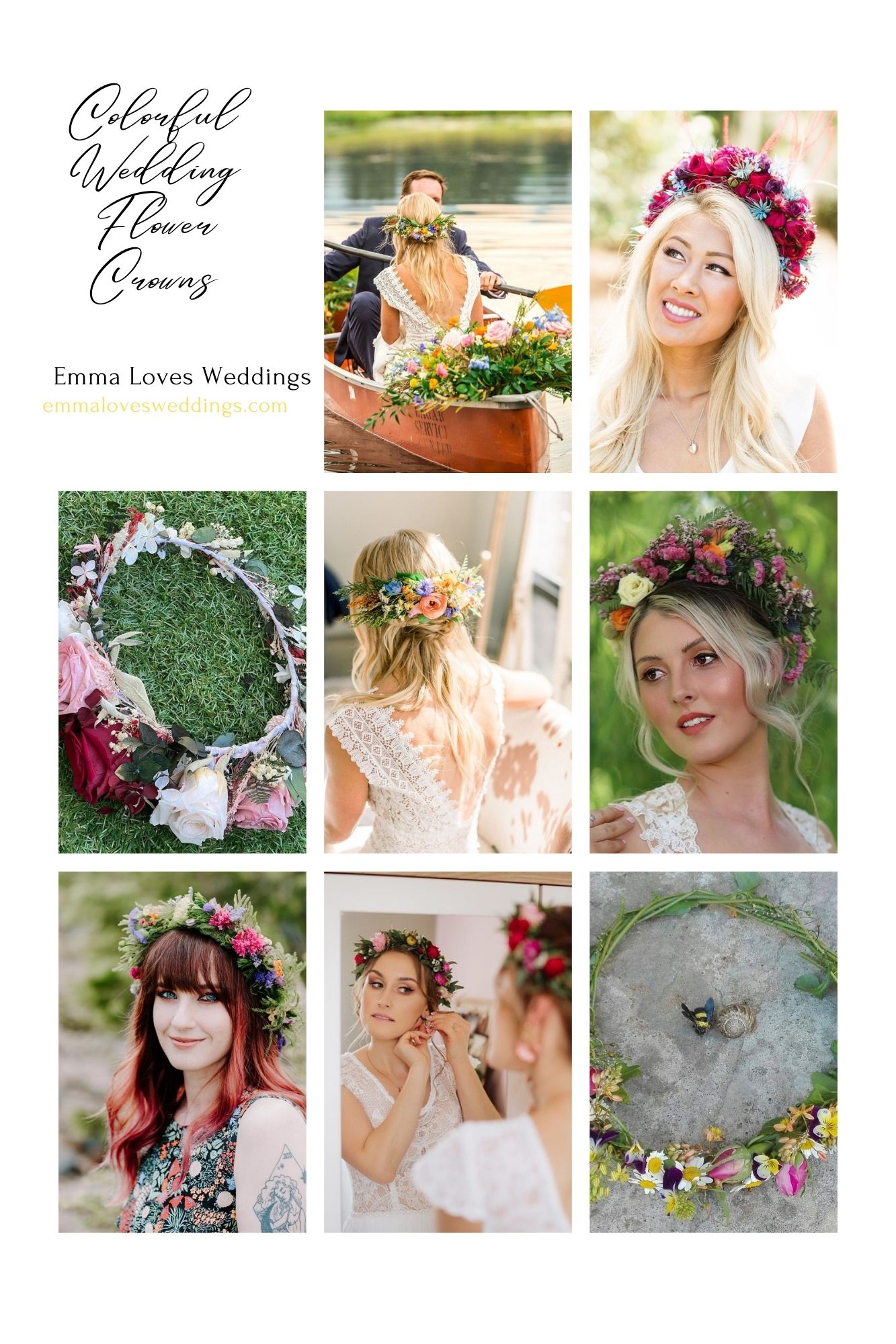 99+ Stunning Flower Crown Ideas For Your Wedding
