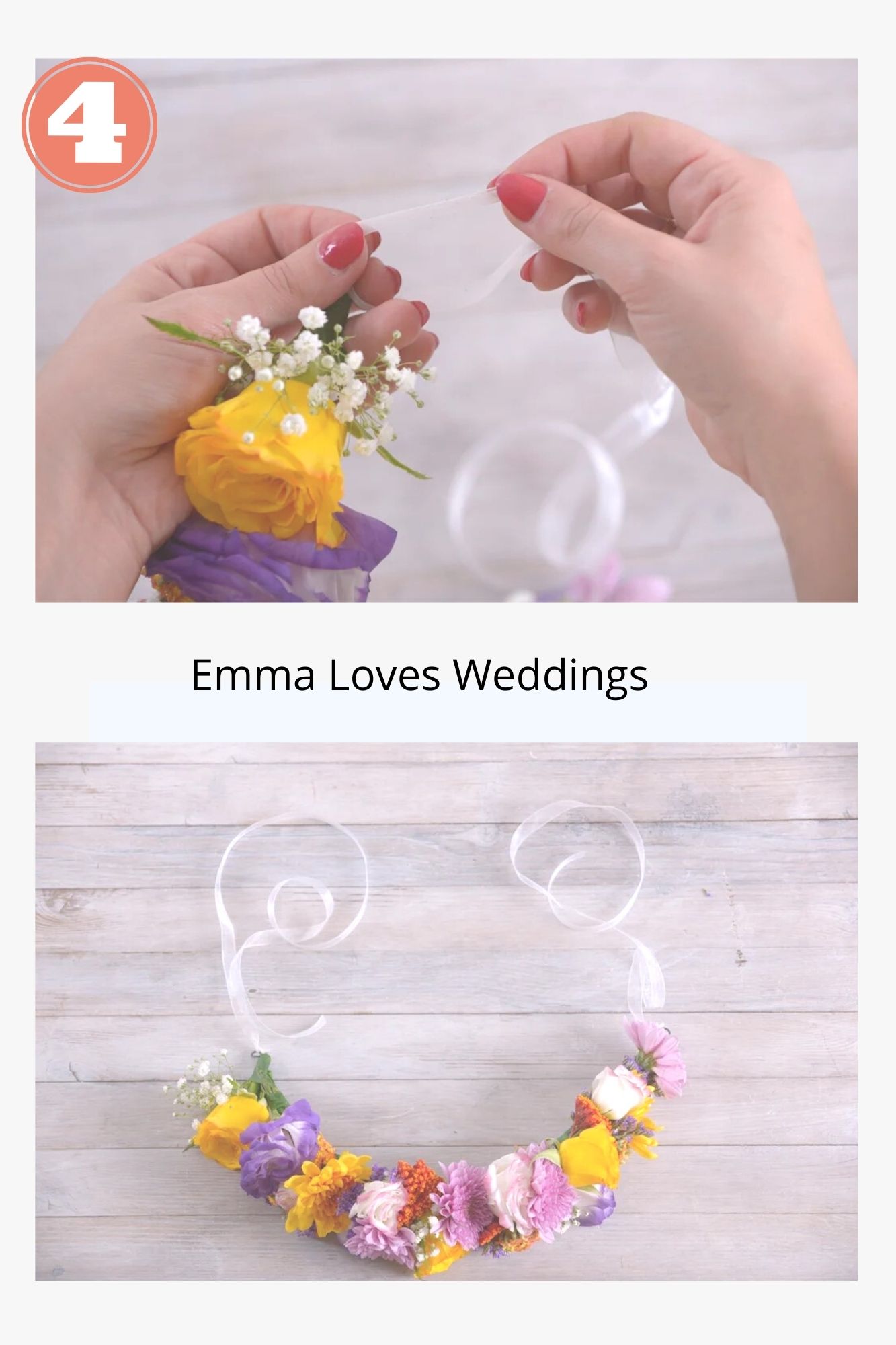 04 Types of DIY Wedding Flower Crown [Easy Steps]