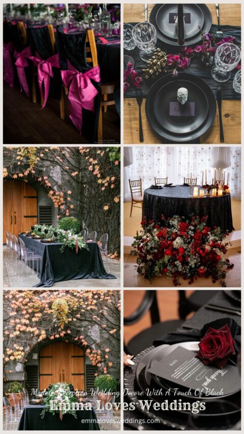 50+ Best Black Wedding Theme Ideas in 2023