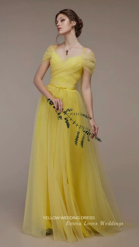 20+ Beautiful Yellow Wedding Dresses Every Bride Would Love To Wear
