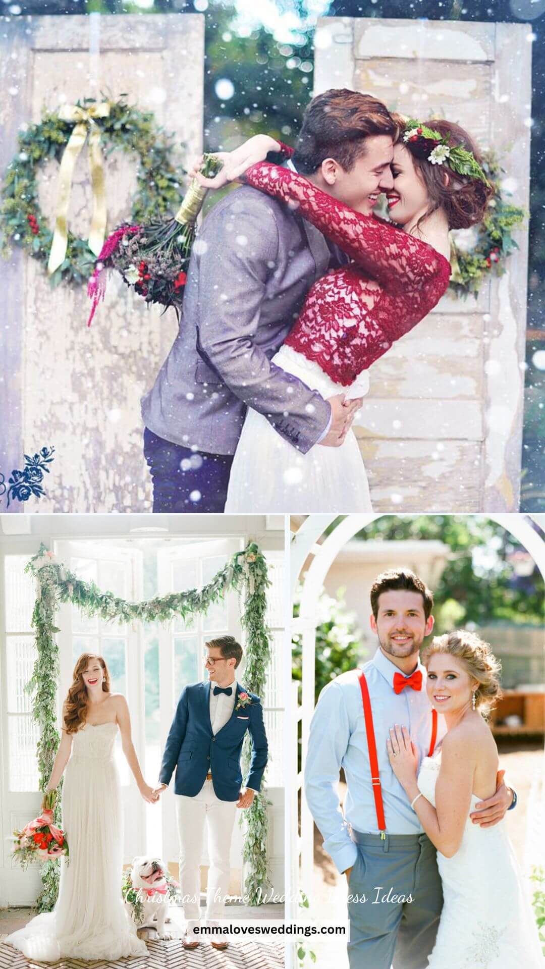 ️ 30+ Unique Christmas Themed Wedding Ideas For 2022 Festive - Emma ...