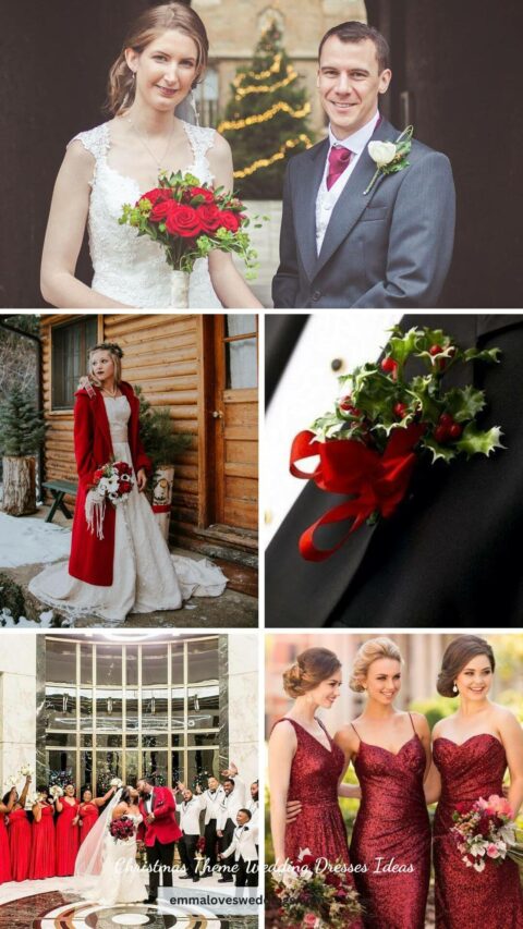 50+Romantic Christmas Wedding Dresses Ideas To Make You Fall In Love