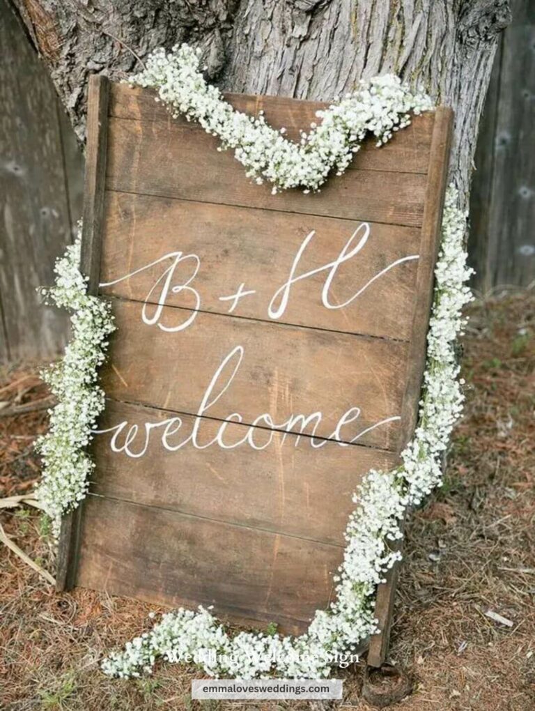 30+ Elegant Wedding Welcome Sign Ideas To Impress Guests in 2023