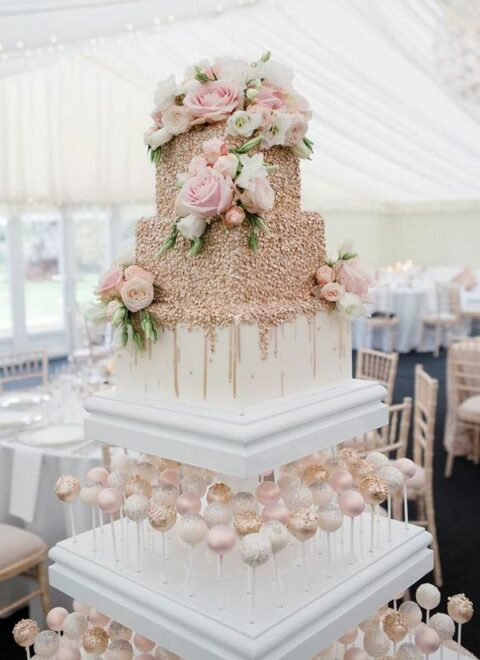 55+ Delicious Wedding Cake Pops Ideas