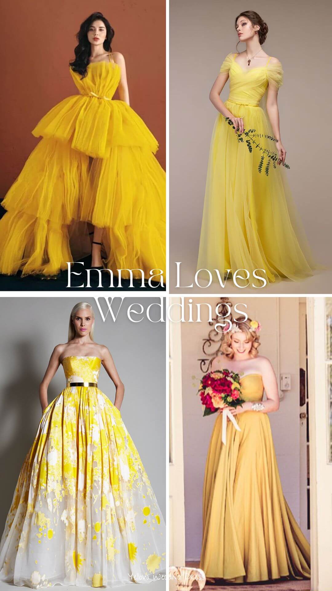 20+ Beautiful Yellow Wedding Dresses Every Bride Would Love To Wear