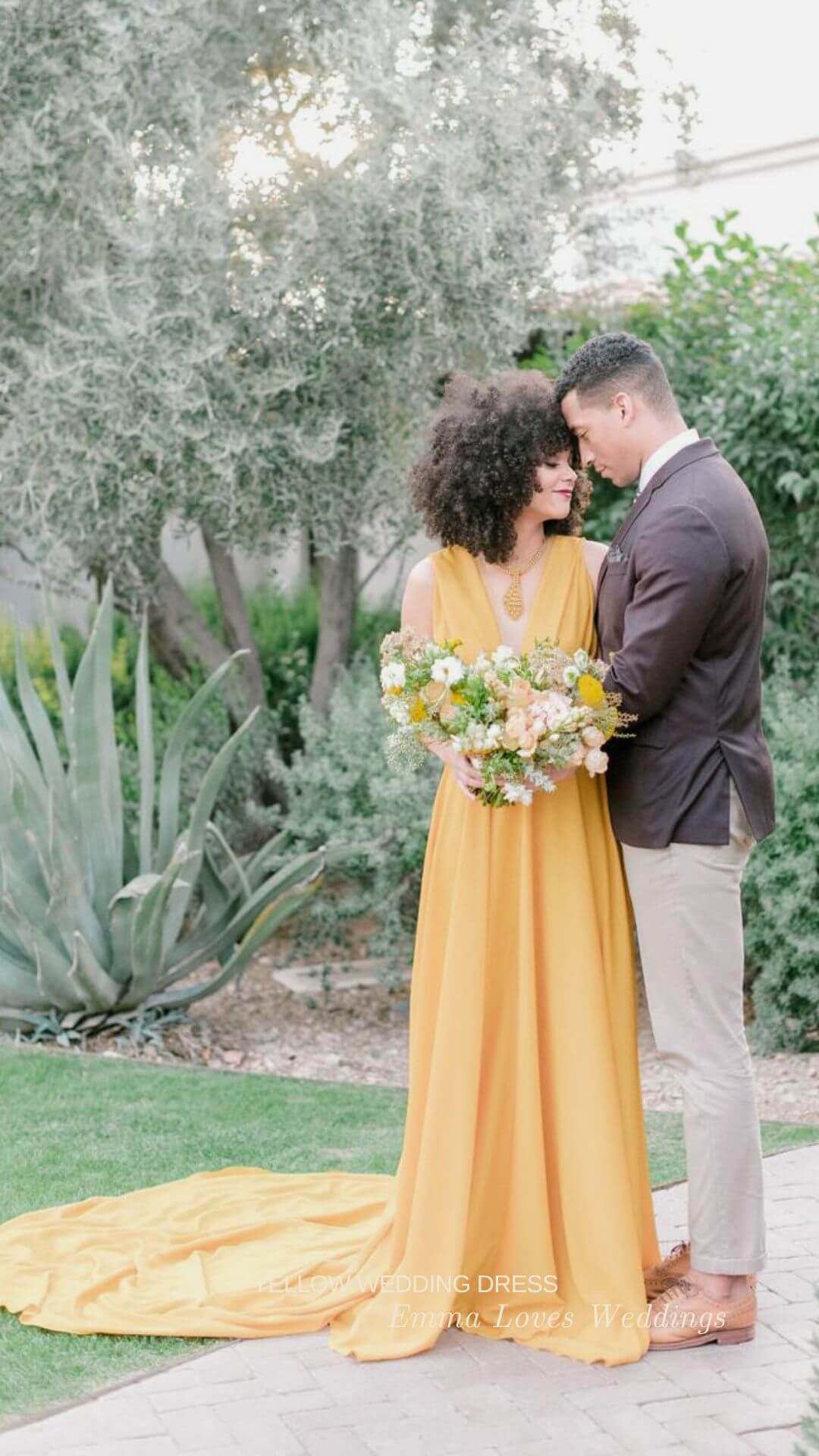 20 Beautiful Yellow Wedding Dresses Every Bride Would Love To Wear