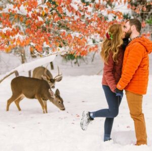 65+ Romantic Fall Engagement Photo Ideas