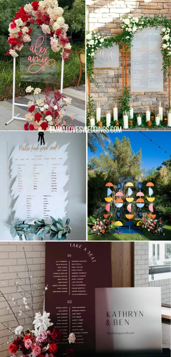42 Best Trending Wedding Seating Chart Ideas