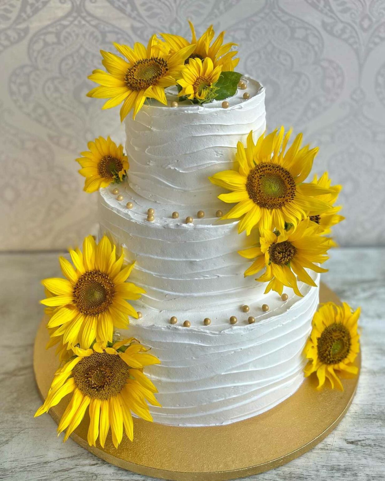 100+ Best Sunflower Wedding Cake Ideas