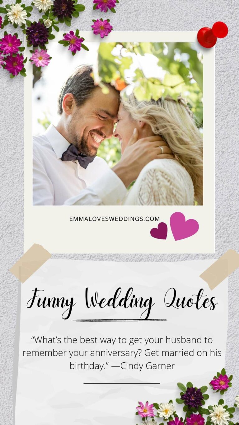 82 Funny Wedding Quotes to Make You and Your Partner Laugh