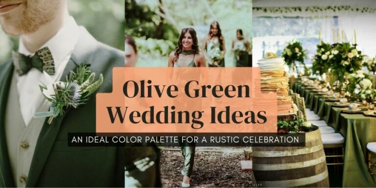 40+ Gorgeous Olive Green Wedding Color Ideas for 2024 Trends